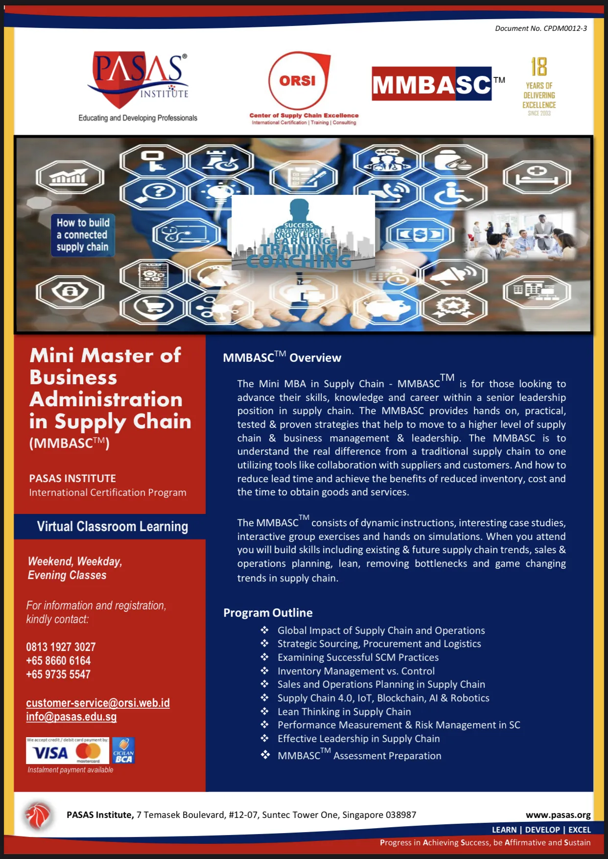 MMBA in Supply Chain™️ - International Certification Program | International Professional ...