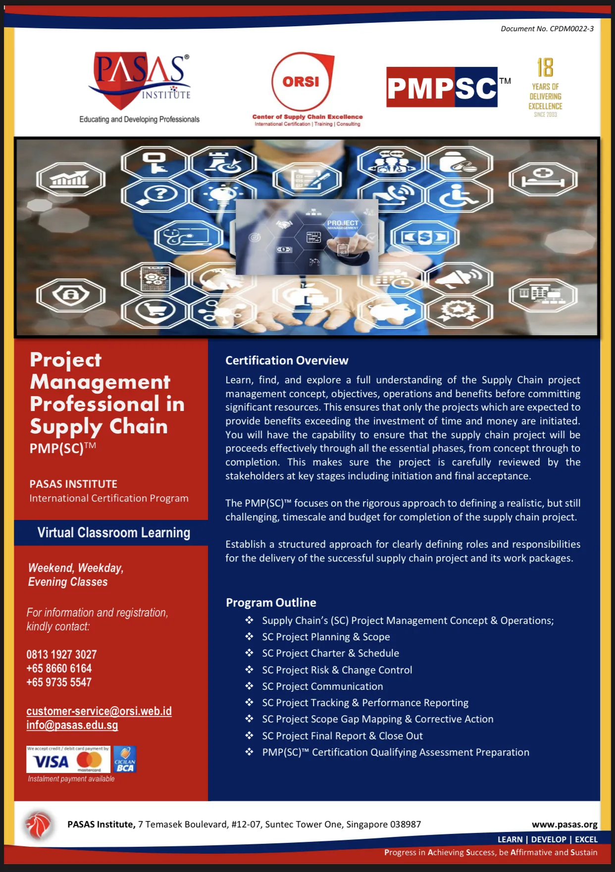 Project Management Professional in Supply Chain - International Certification Program ...